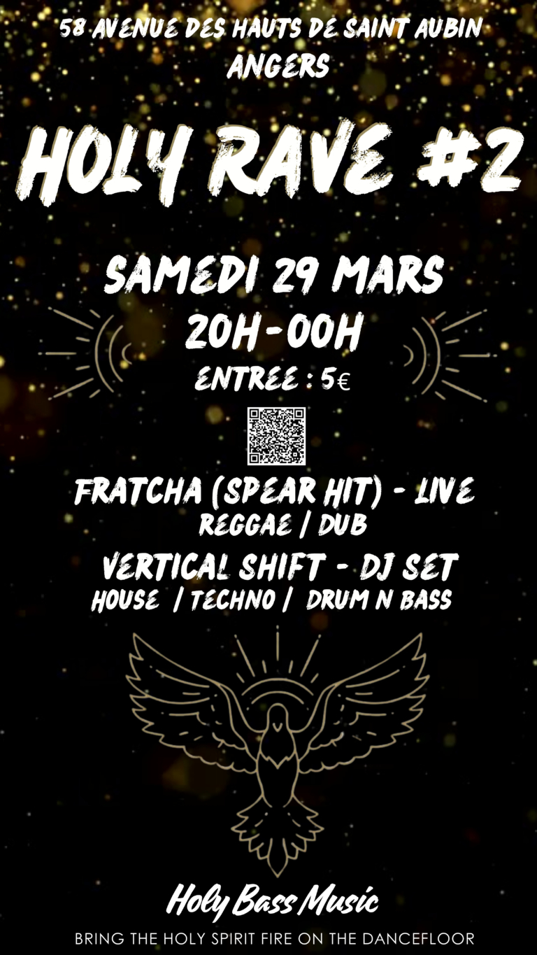 Holy Rave : soirée 100% musique électro chrétienne - Diocèse d'Angers